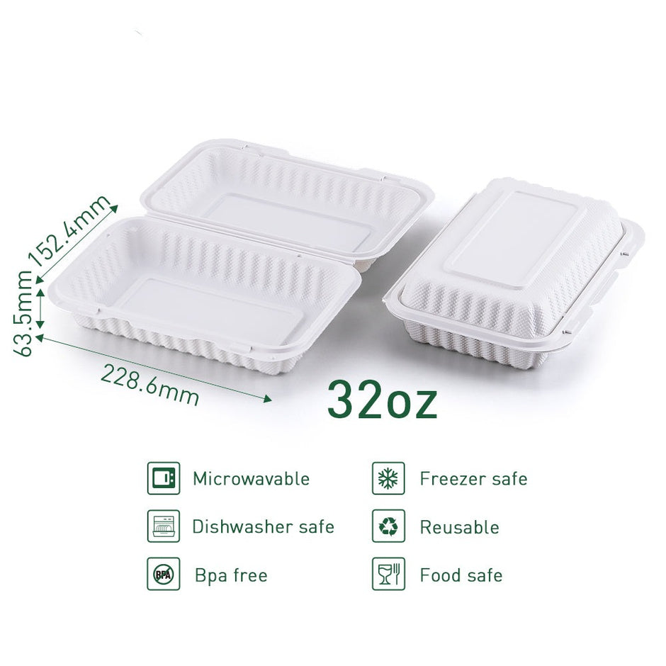 Plastic Hinged Take-Out Container – X PACK